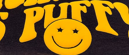 What are Puff Screen Printed Heat Transfers?