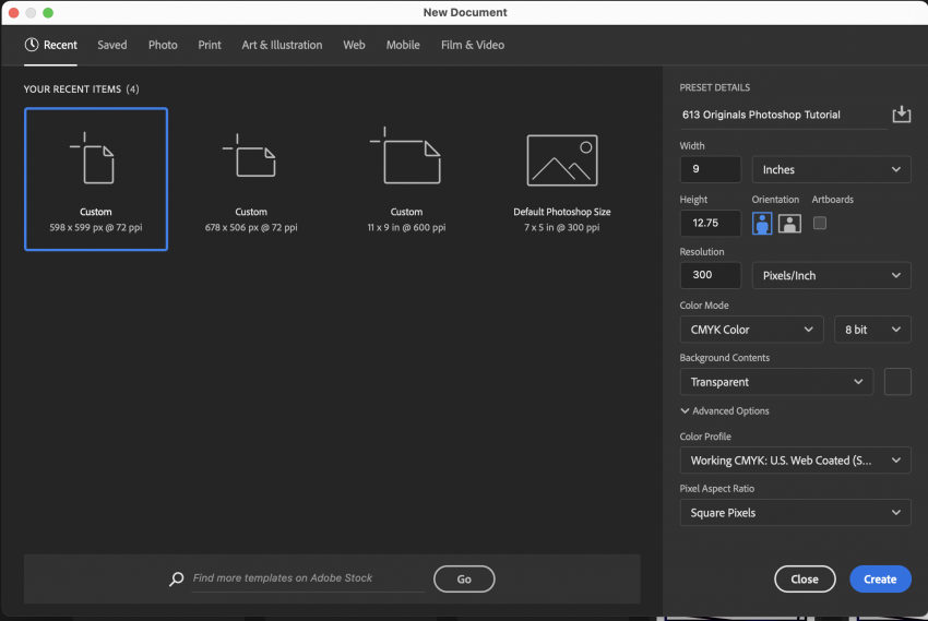 How To Create and Save Your Artwork in Adobe Photoshop (The Right Way)